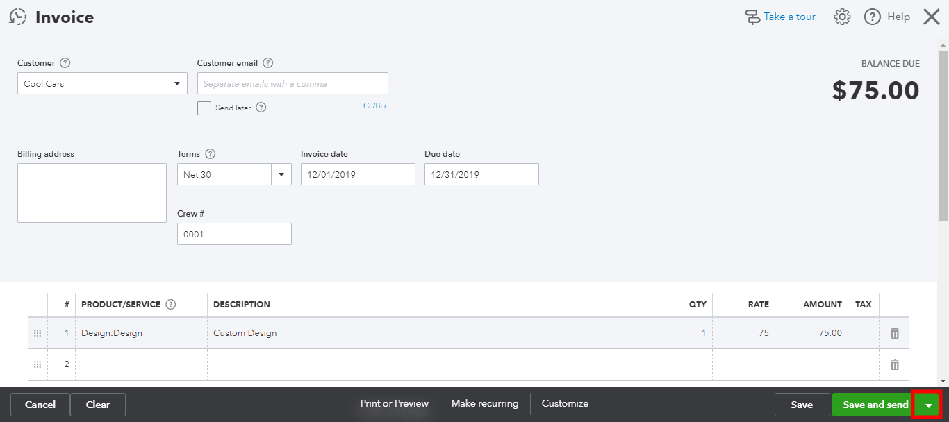 How To Create An Invoice In QuickBooks Online Balance Experts